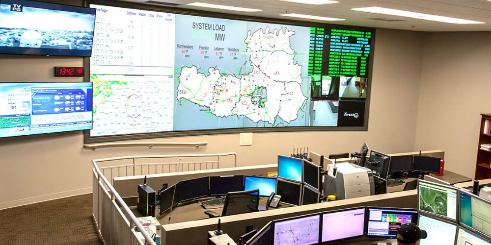 Middle Tennessee Electric Membership Corporation Control Room ...