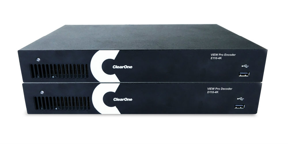ClearOne Introduces VIEW Pro 4K AV-over-IP Video Streaming Line at ...