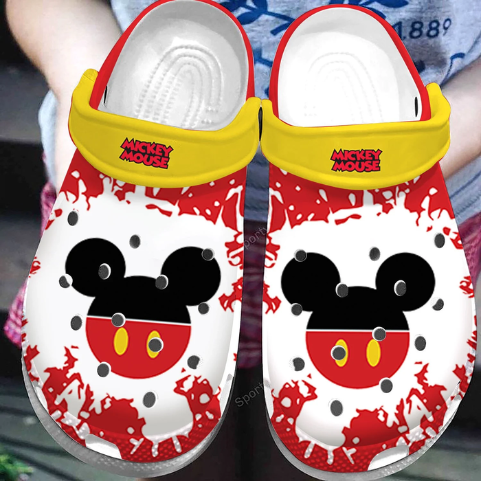 Comfortable Mickey Mouse Clogs For Kids And Adults - Design by Crocodile
