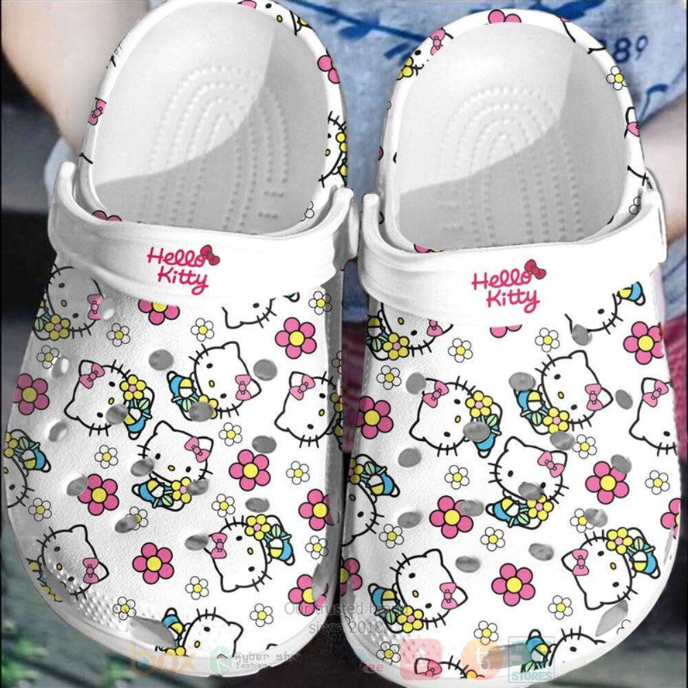 Sweet Hello Kitty Adorable Crocs For Kids And Adults - Design by Crocodile