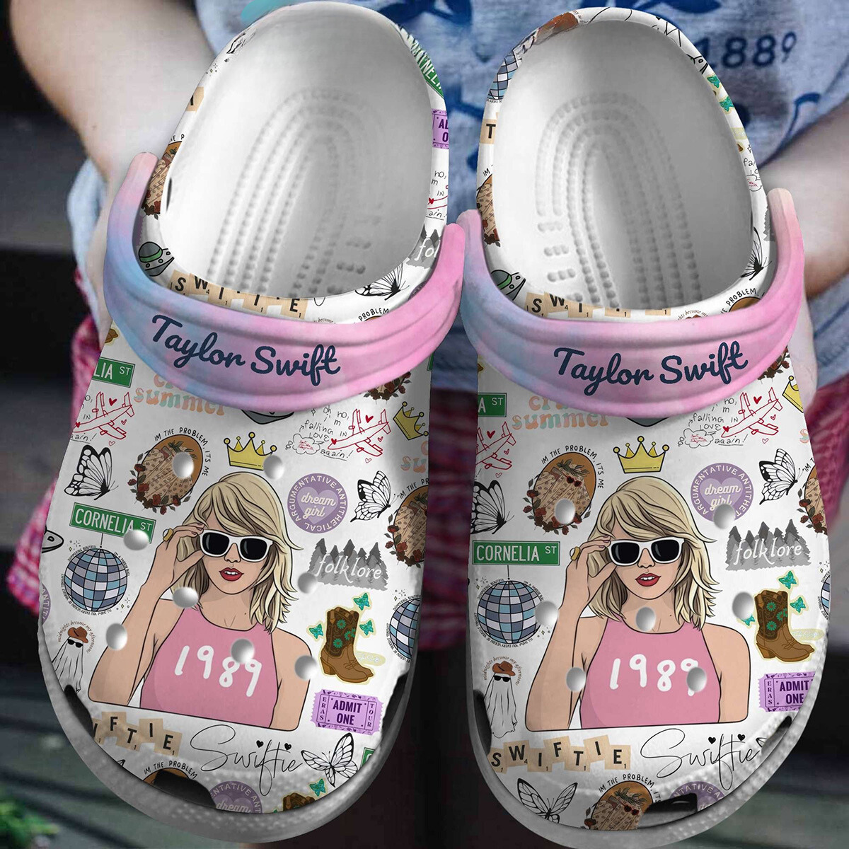 New Design Of Singer Taylor Swift Fearless Crocs - Design by Crocodile
