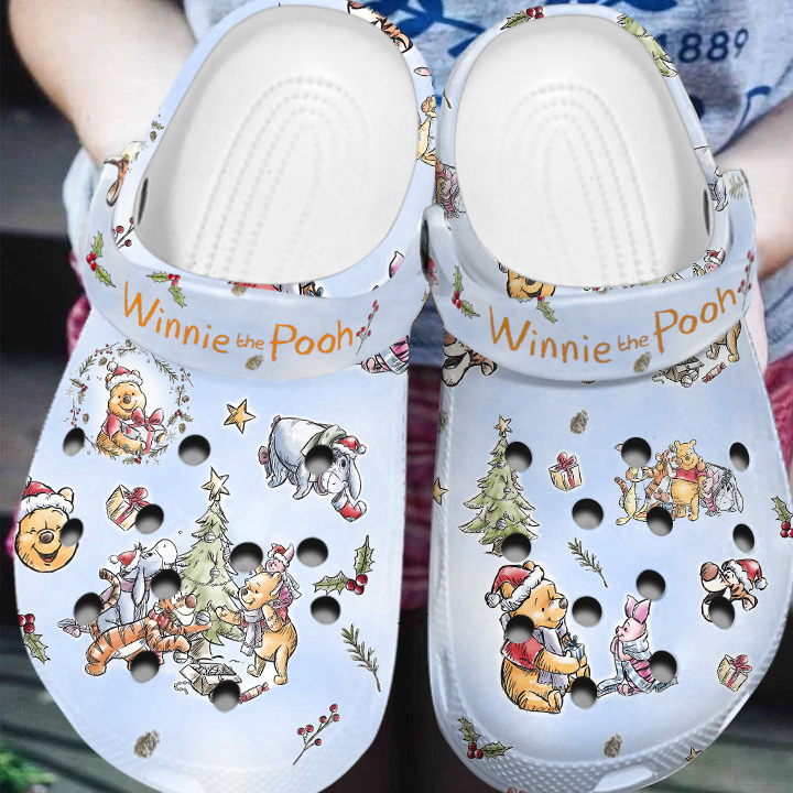 New Design Crocs Winnie The Pooh And Cute Friends Christmas Clogs