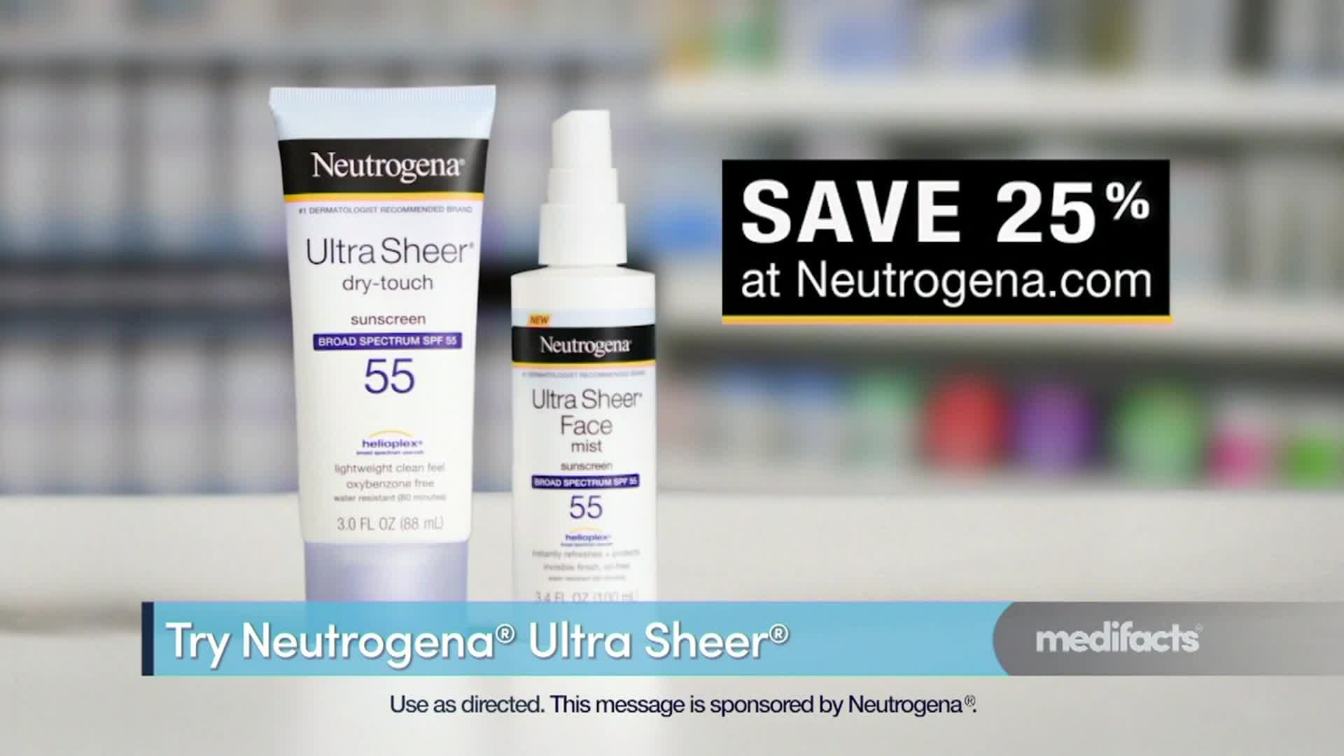 Neutrogena Ultra Sheer Collection | Advertising Profile | See Their Ad ...