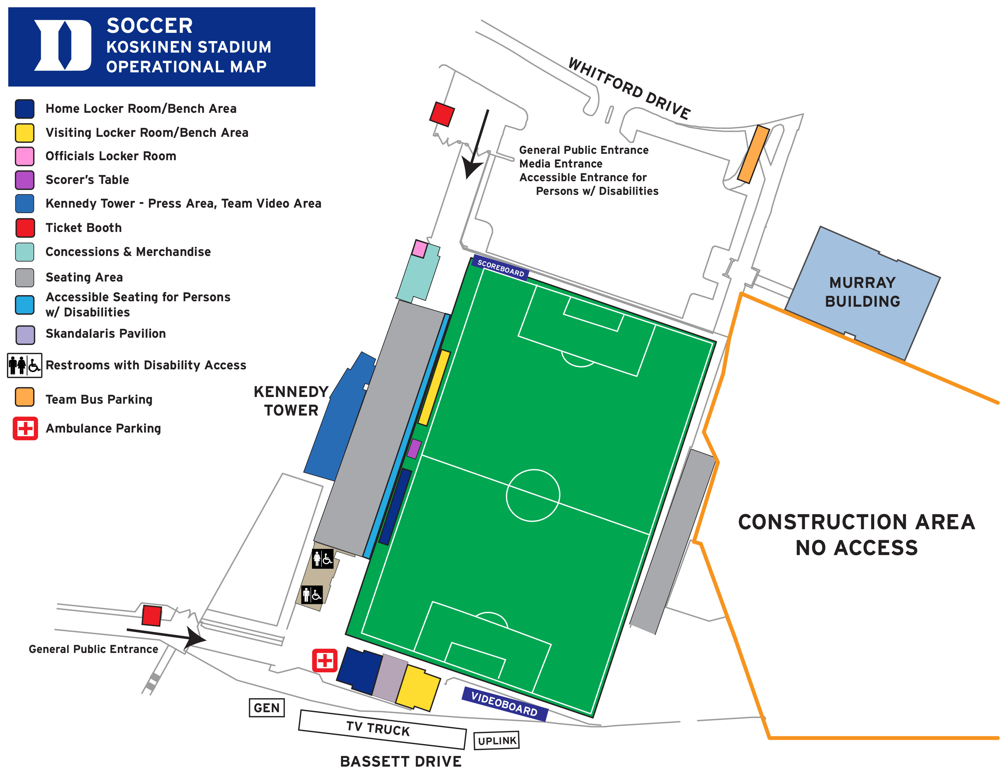Stadium and Operations Maps - Duke University
