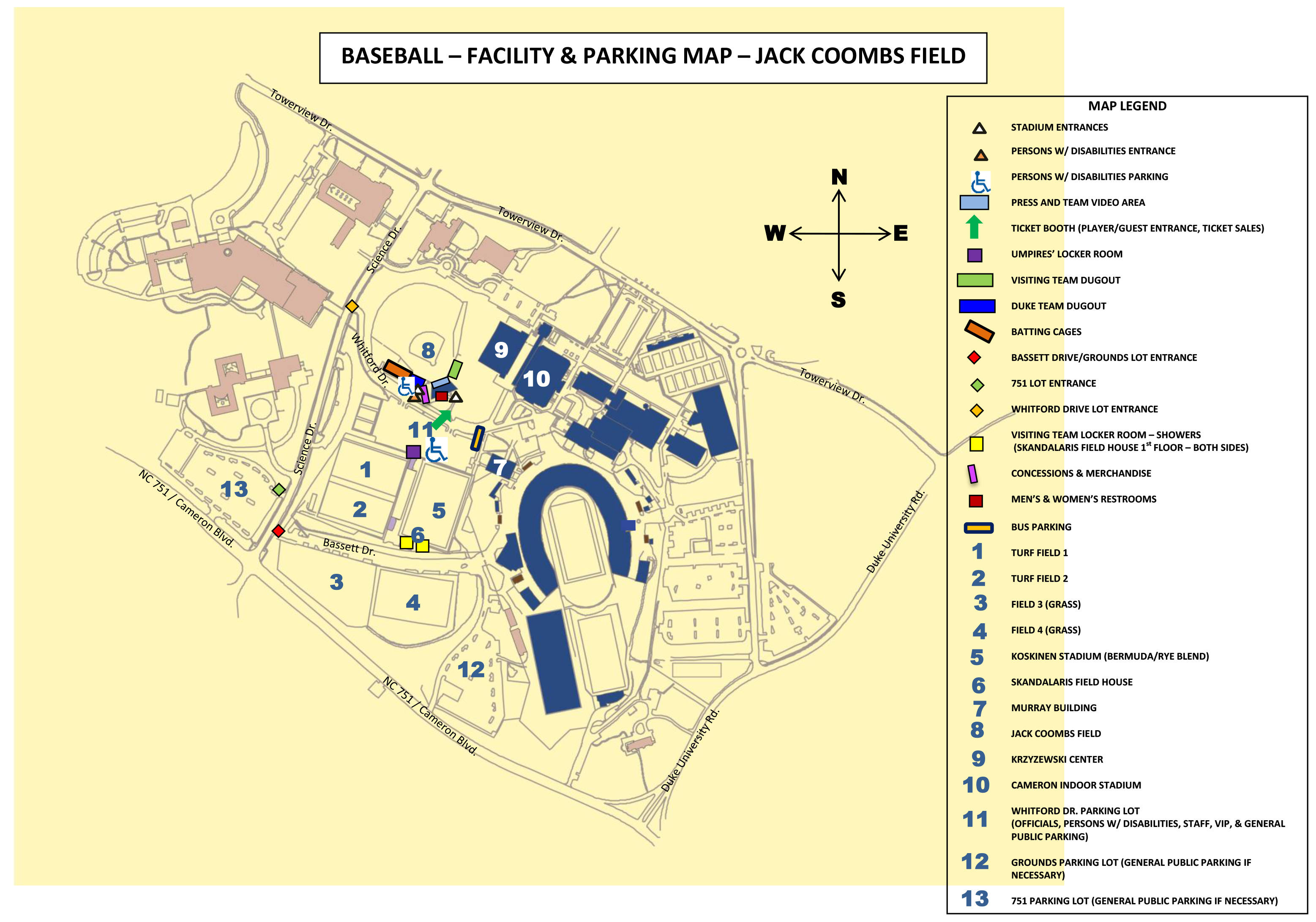 Facility and Parking Maps - Duke University