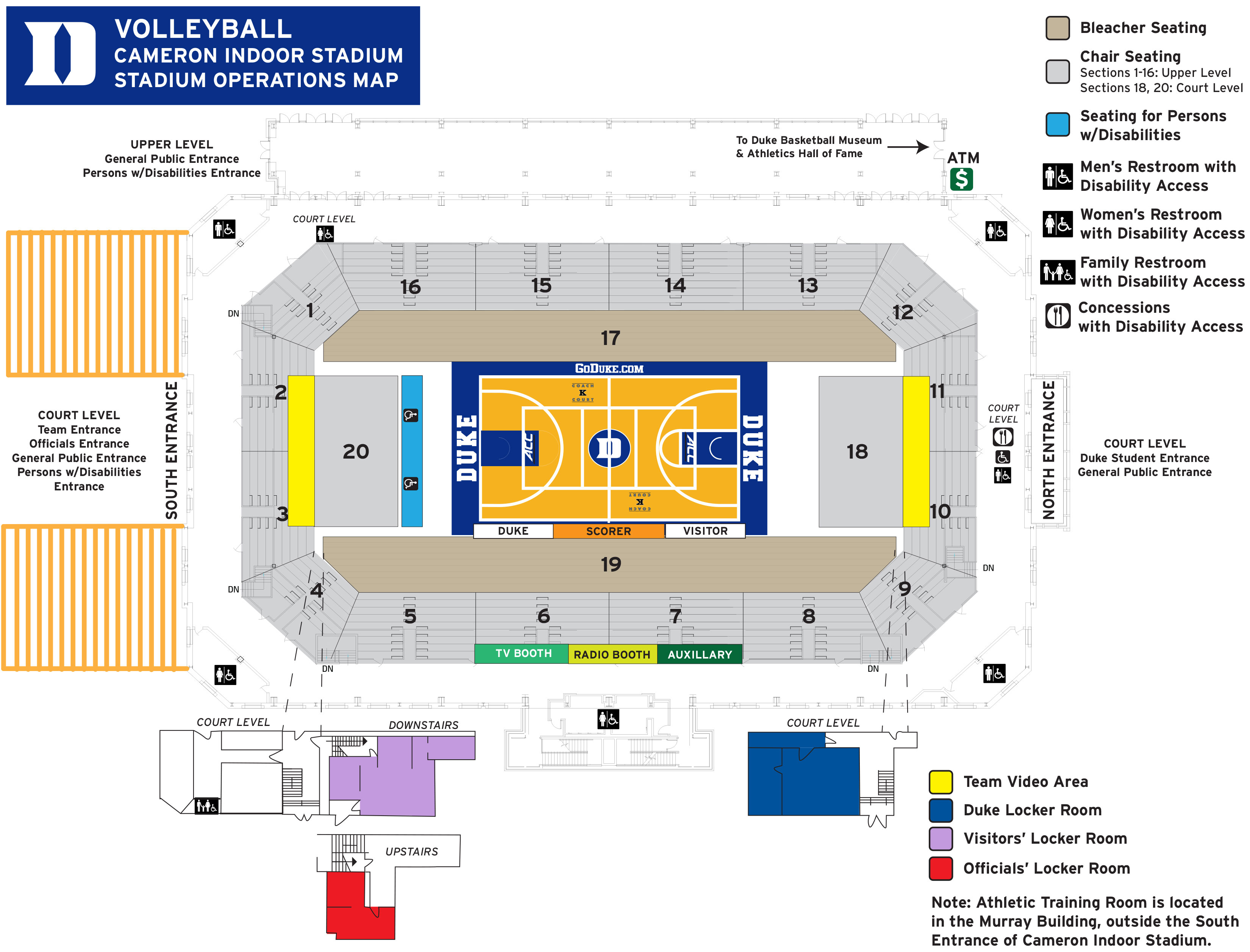 Stadium and Operations Maps - Duke University