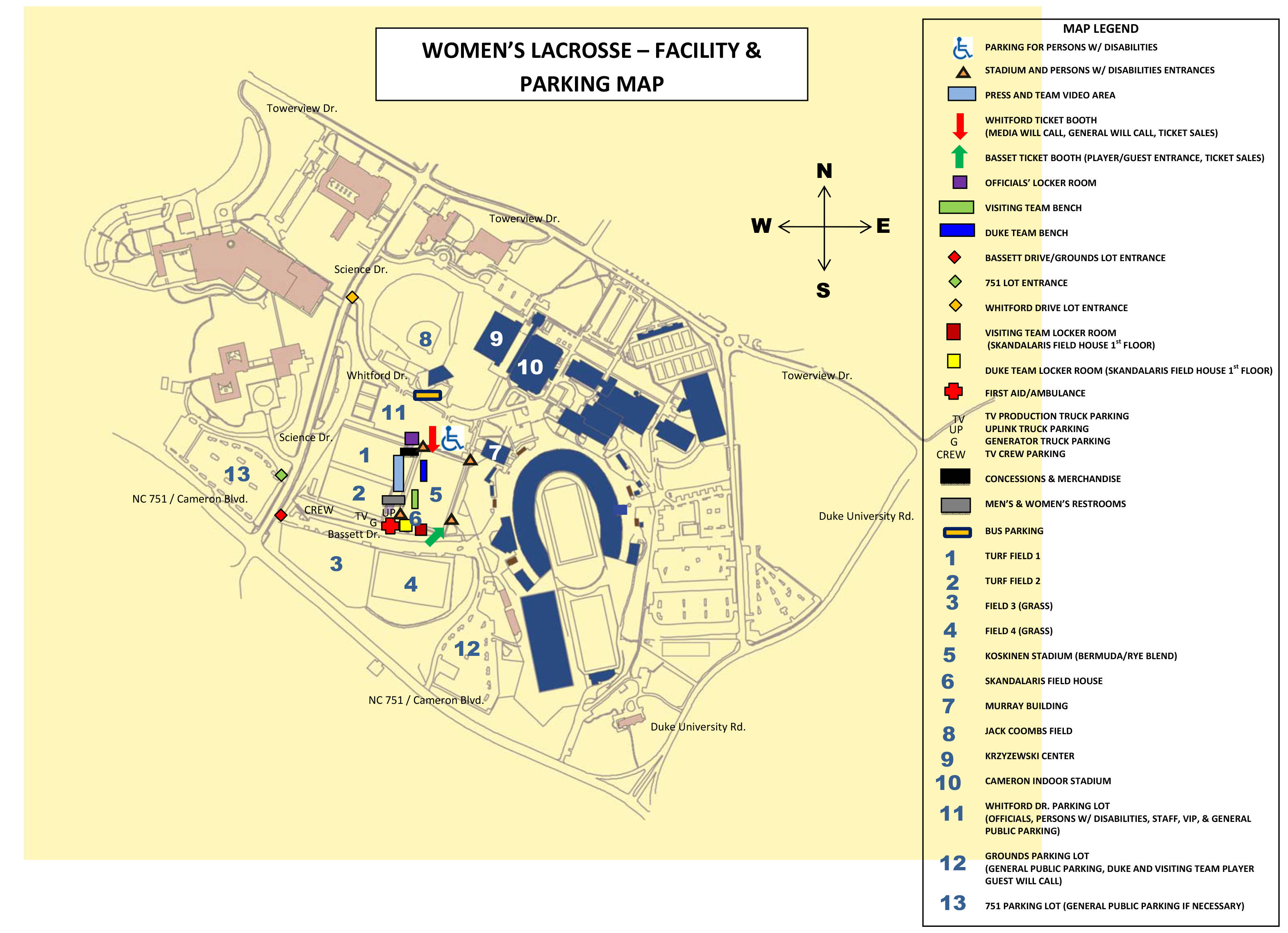 Facility and Parking Maps - Duke University