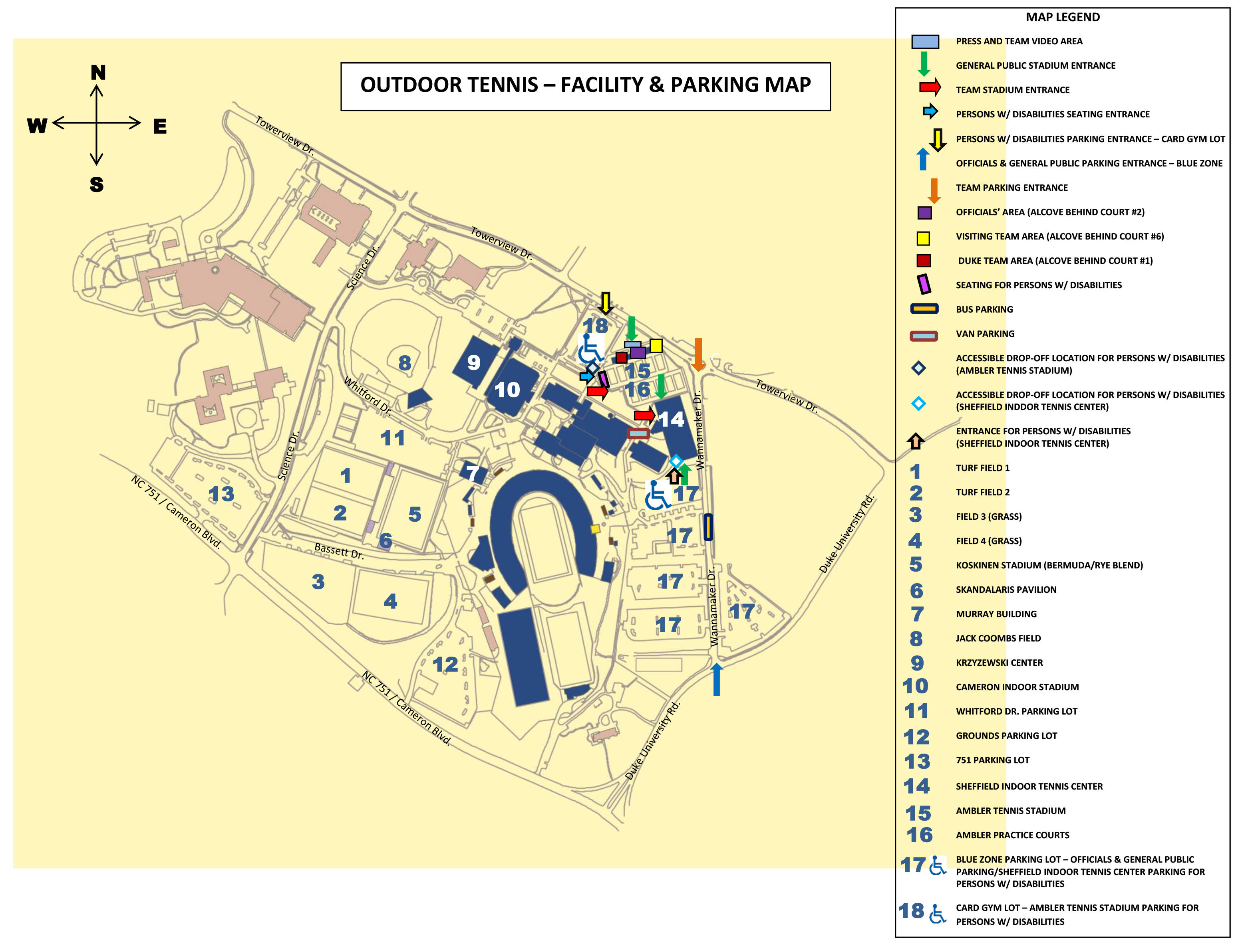 Facility and Parking Maps - Duke University
