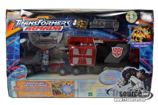 Powerlinx Optimus Prime and Corona Sparkplug Mini-Con | Transformers Armada Figure | Toygeek