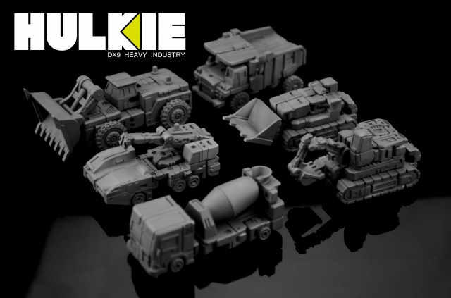 X07 to X12 Hulkie Combiner Set of 6 Figures | DX9 Toys War in Pocket ...