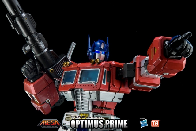 MAS-01 Optimus Prime Mega 18-inches Tall Mega Action Figure | Transformers