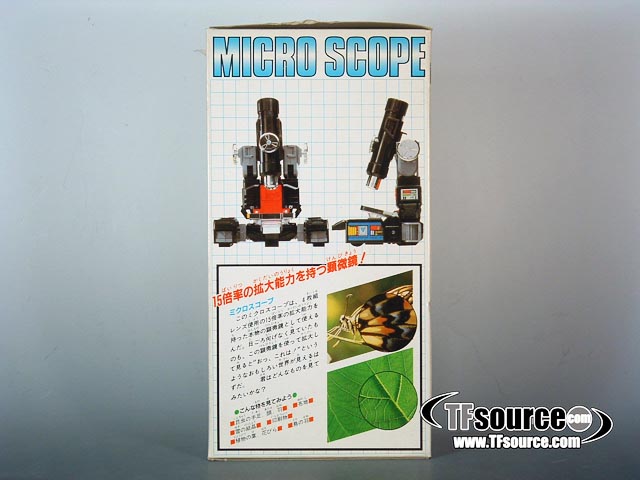 Microscope Black Perceptor | Microchange Pre Transformers | Takara