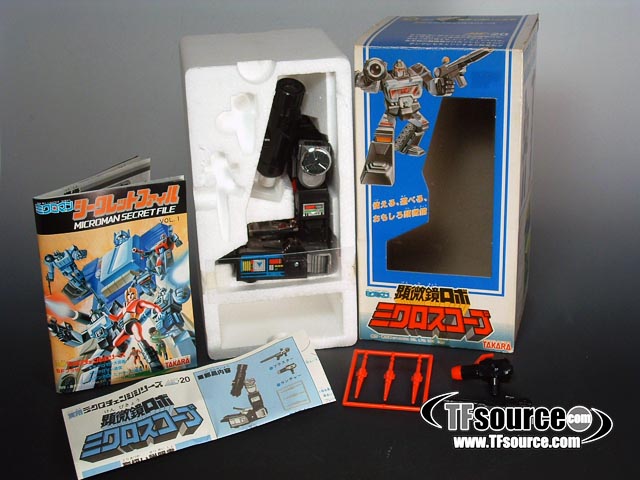 Microscope Black Perceptor | Microchange Pre Transformers | Takara