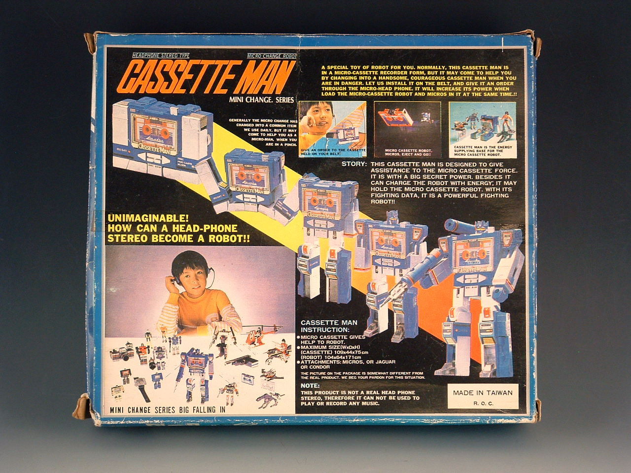 Micro Change - Cassette Man - MIB - 100% Complete