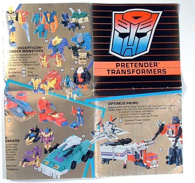 Catalog - 1989 Transformers - 6th Series - Pretenders