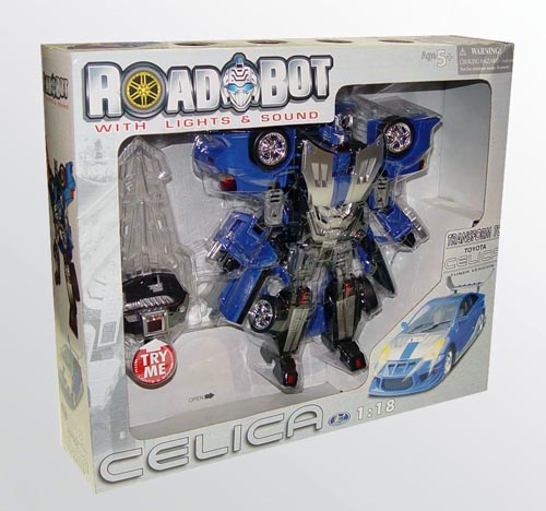 Toyota Celica Tuner Version 1/18 Scale | Transforming Roadbots Happy Well