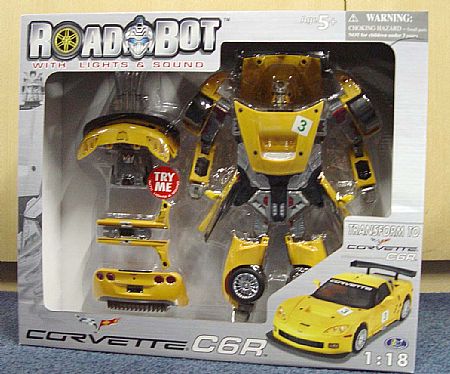 Chevrolet Corvette C6R 1/18 Scale | Transforming Roadbots Happy Well