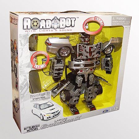 Mitsubishi Lancer Evolution IX 1/12 Scale | Transforming Roadbots Happy ...