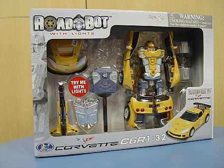 Chevrolet Corvette C6R 1/32 Scale | Transforming Roadbots Happy Well