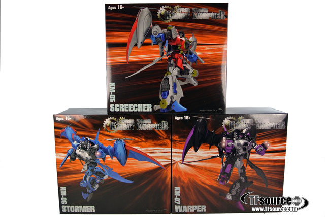 Knight Morpher Set of 3 Screecher Warper and Stormer | Mastermind ...