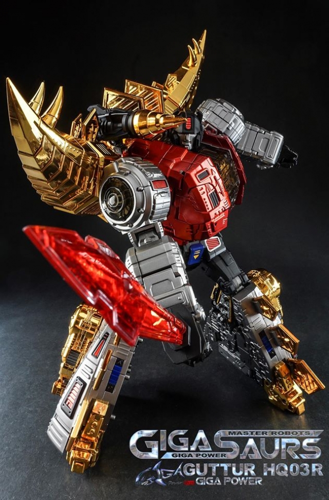 HQ-03R Guttur Chrome Version | GigaPower Gigasaurs | TFSource