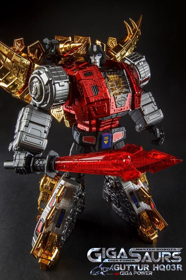 HQ-03R Guttur Chrome Version | GigaPower Gigasaurs | TFSource