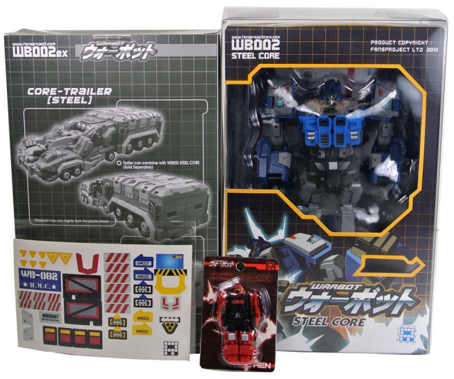 WB002EX Steel Core and Trailer Exclusive Version | Fansproject Warbot ...