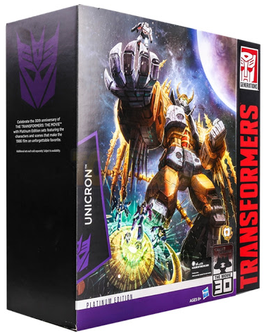 Unicron with Kranix Limited Edition | Transformers Platinum Edition