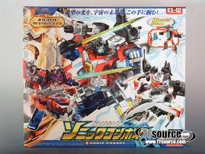 EX-02 Sonic Convoy Gifset Exclusive Leader Class | Transformers Galaxy ...
