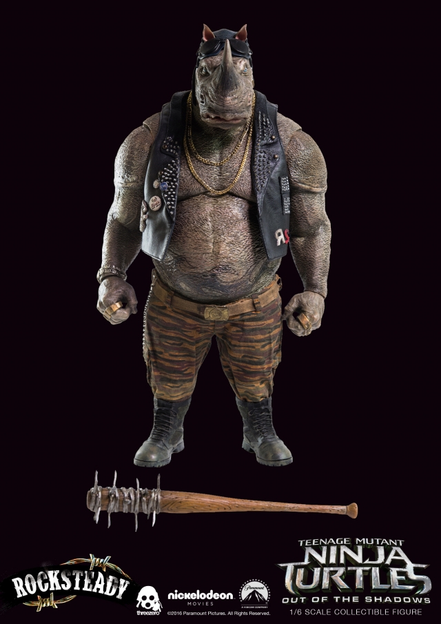 Rocksteady 1:6 Scale Figure | Teenage Mutant Ninja Turtles | Threezero