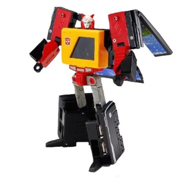 Blaster Transforming USB Hub | Transformers Device Label | Takara Tomy