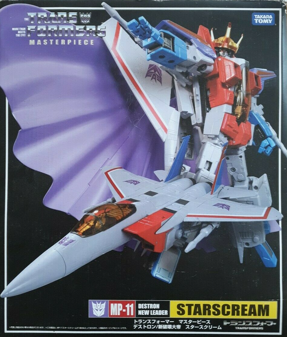 MP-11 Starscream with Coronation Crown and Cape Set | Transformers ...