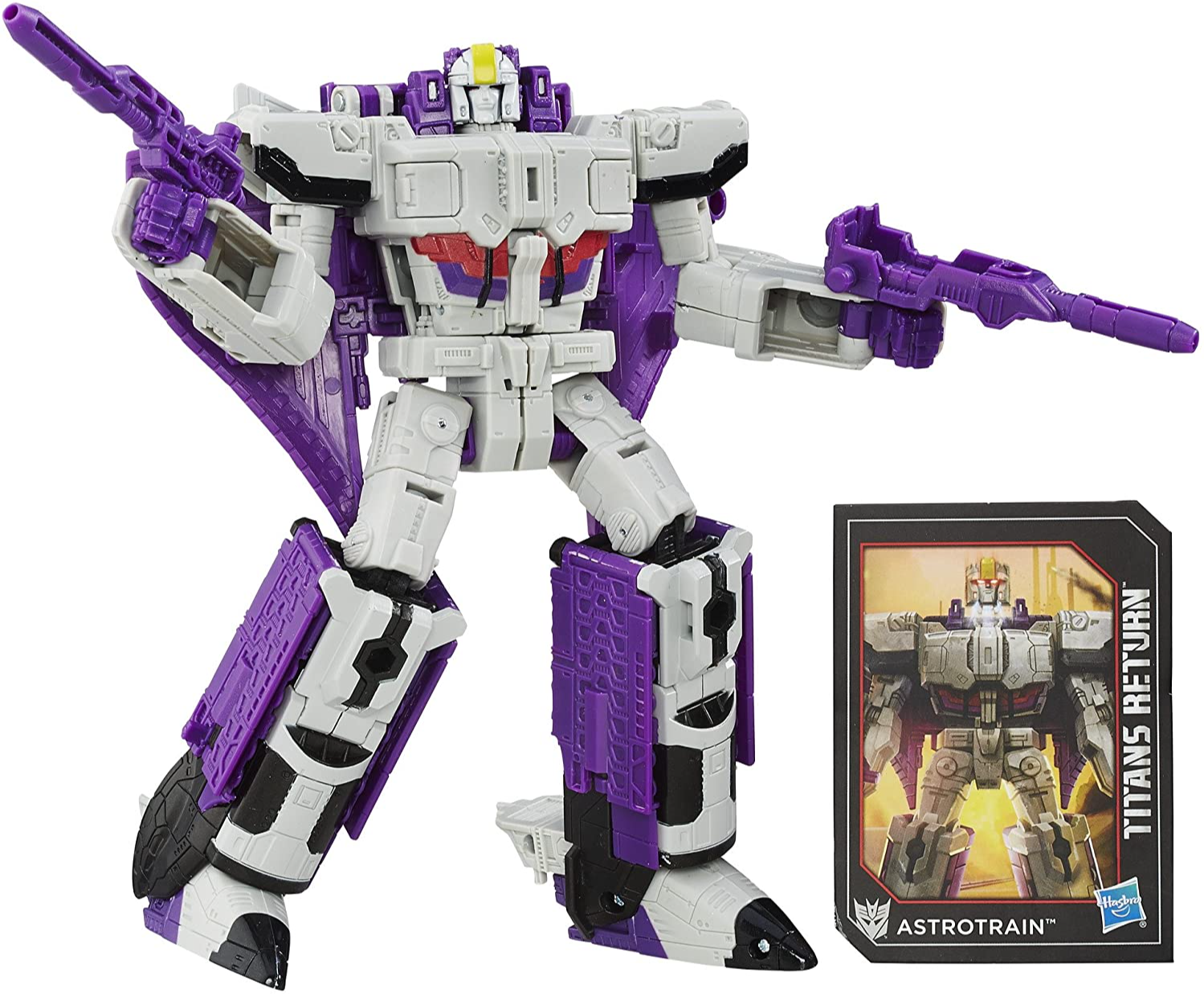 Astrotrain and Darkmoon Voyager Class | Transformers Generations Titans ...