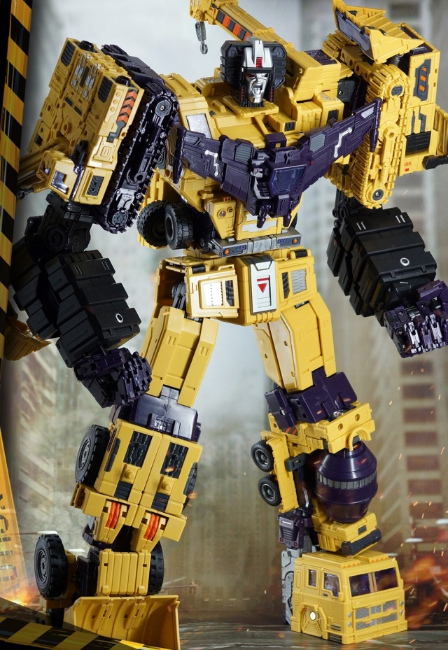 TW-C07B Yellow Constructor Full Set of 6 Figures | Toyworld | TFSource