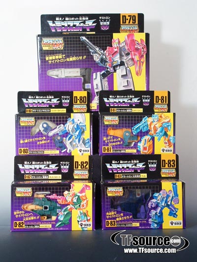 Abominus Terrorcons Complete Set Japanese Transformers G1 ...