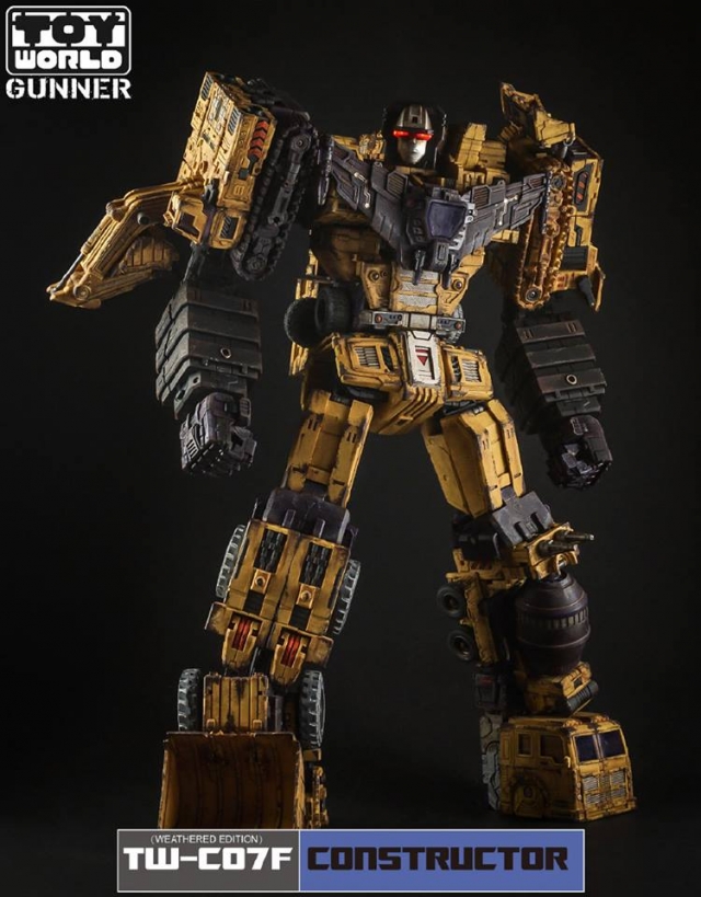 TW-C07F Yellow Constructor Weathered Edition | Toyworld | TFSource