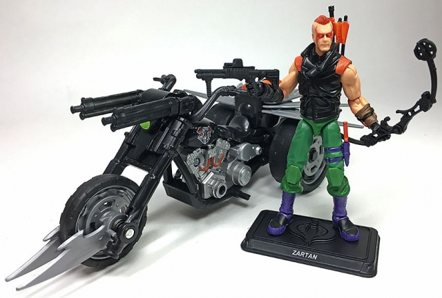 G.I. Joe Ninja Force Zartan with Cold Slither Cycle G.I. Joe Club 2018 ...
