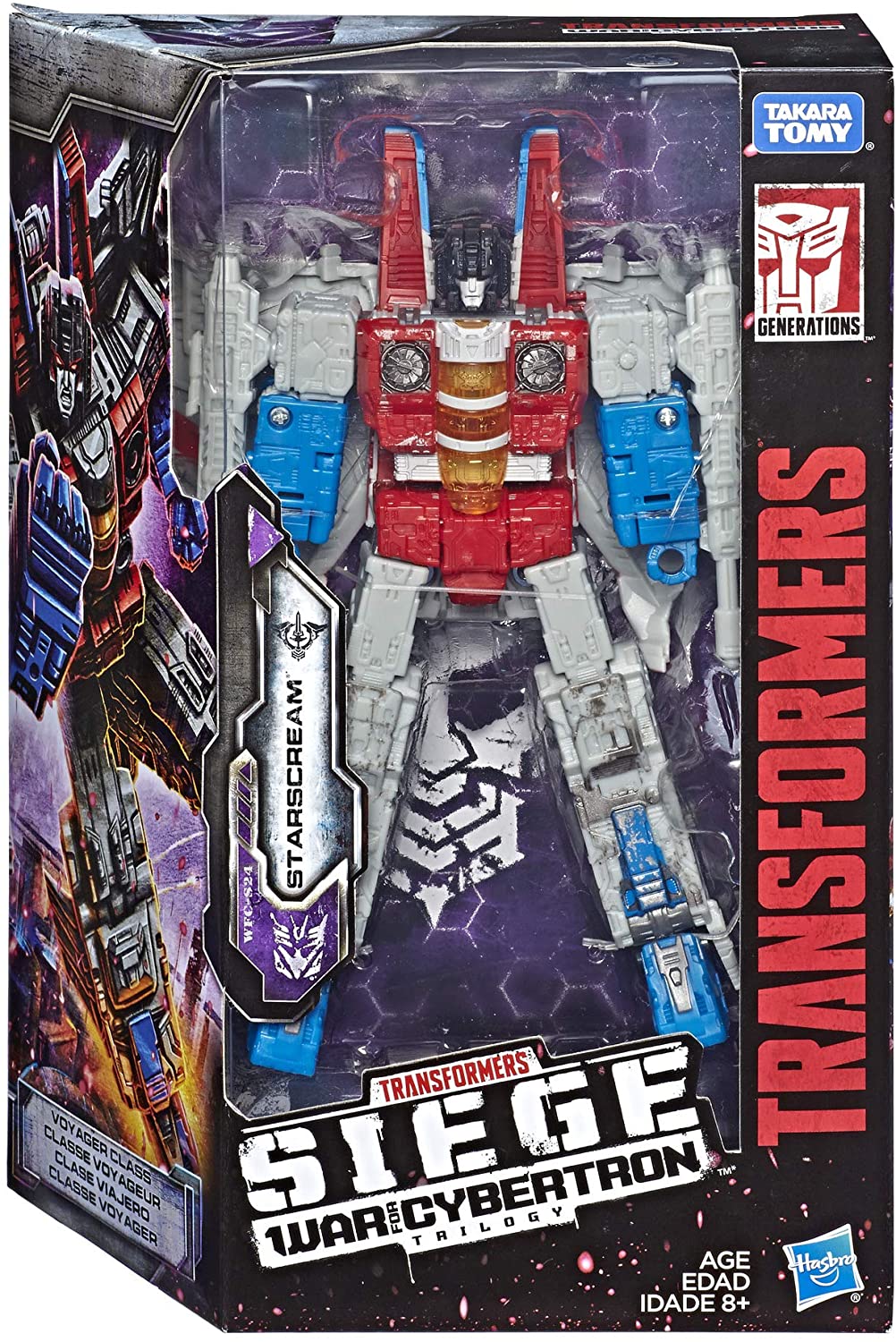 Voyager Class WFC-S24 Starscream | Transformers War for Cybertron Siege ...