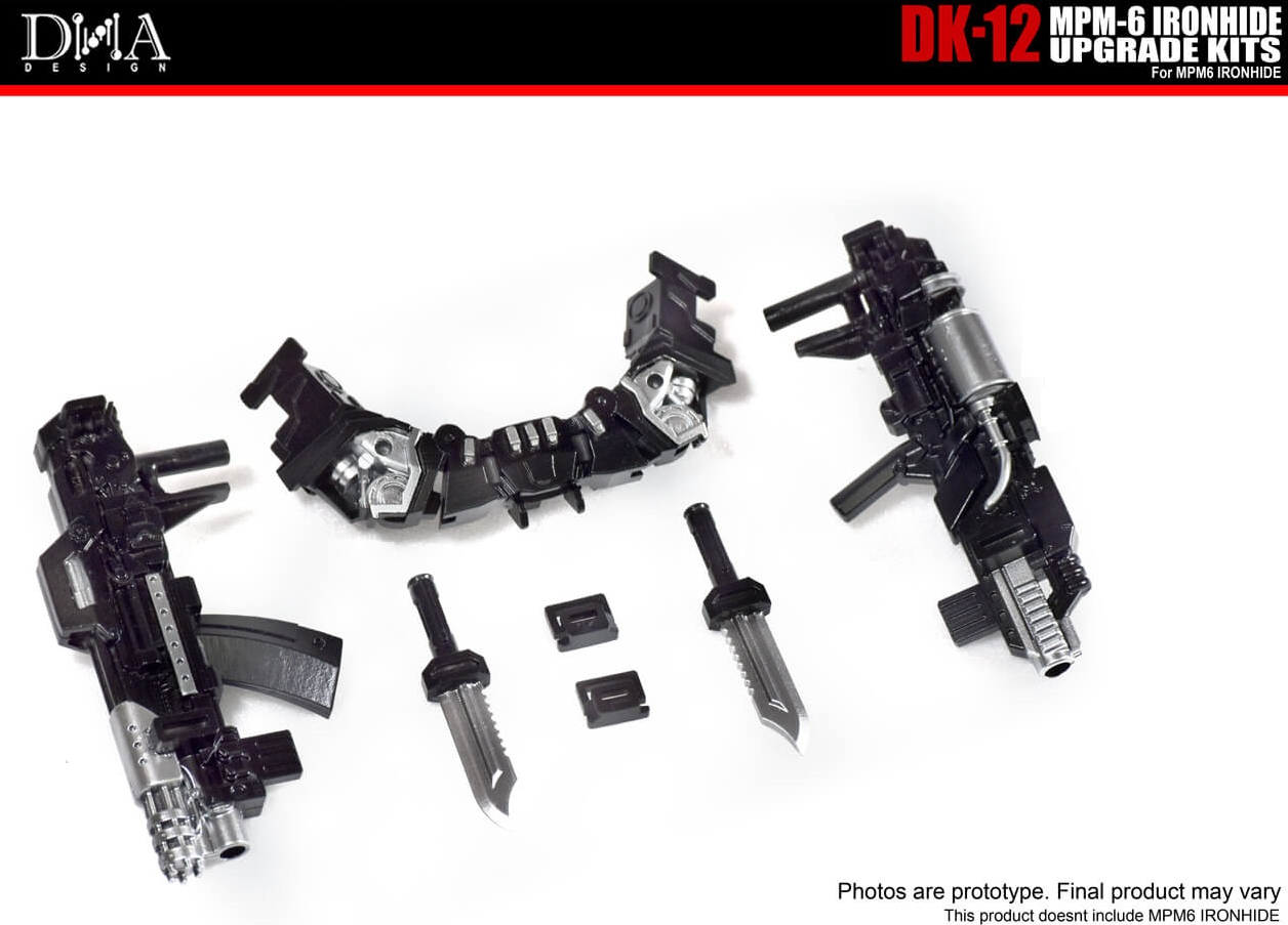 DK-12 Upgrade Kit for Transformers Movie Masterpiece MPM-6 Ironhide ...
