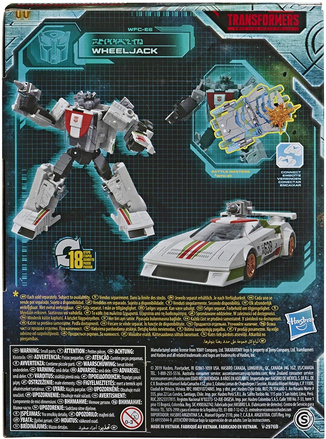 WFC-E6 Wheeljack | War for Cybertron Earthrise Transformers Figure ...