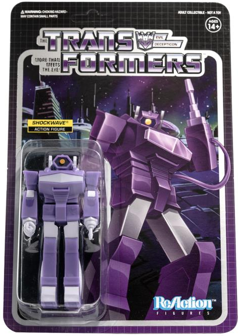 Shockwave Figure | Transformers ReAction G1 Generation One | Super7