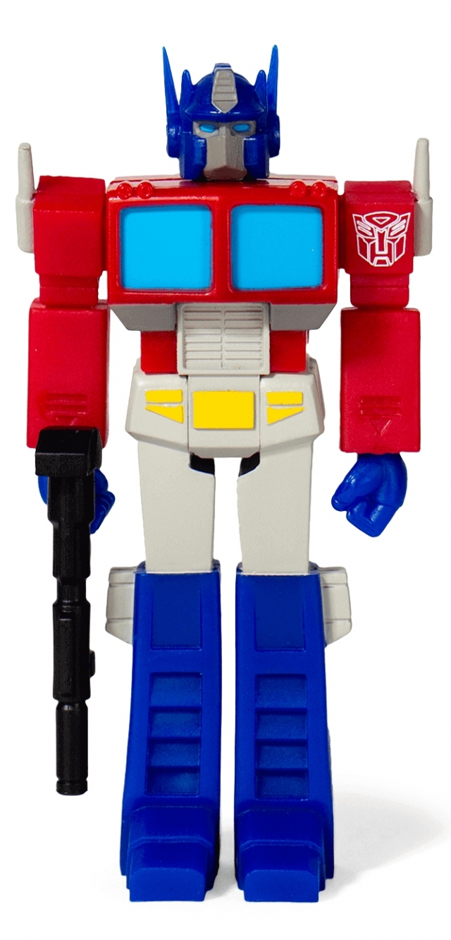 Optimus Prime Figure | Transformers ReAction G1 Generation One | Super7