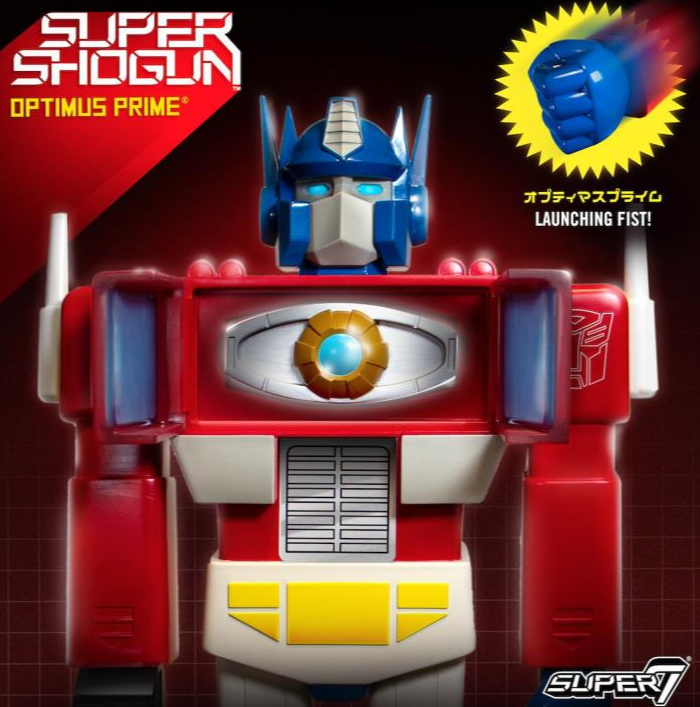 Super Shogun Optimus Prime Figure | Transformers ReAction G1 Generation ...