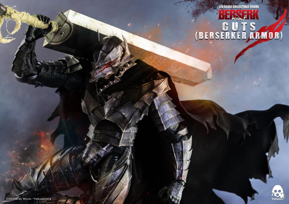 Guts Berserker Armor 1:6 Scale Figure | Berserk | Threezero