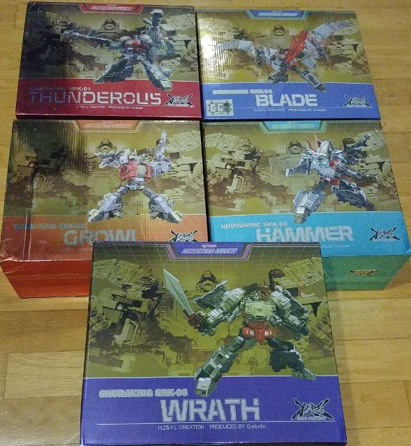 SRK-00 Shuraking Set of 5 Figures | Gcreation | TFSource