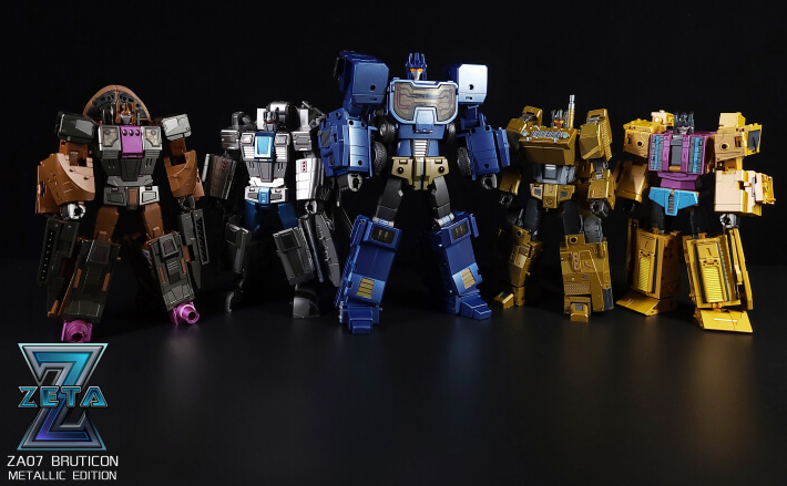 ZA-07 Bruticon Combiner Metallic Edition Set of 5 Figures | Zeta Toys ...