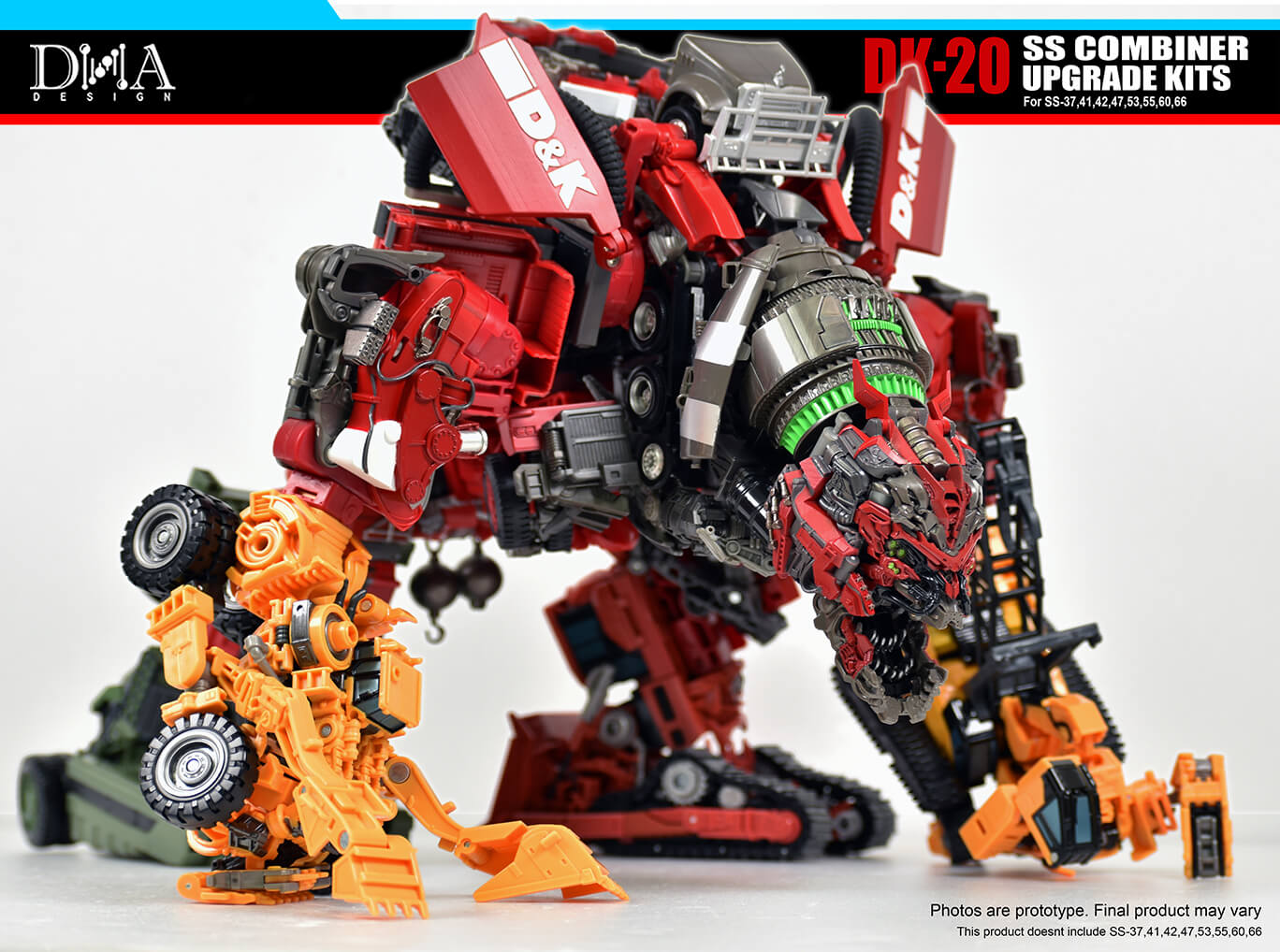 DK-20 Upgrade Kit for Transformers Studio Series 69 Devastator Set of 8 ...