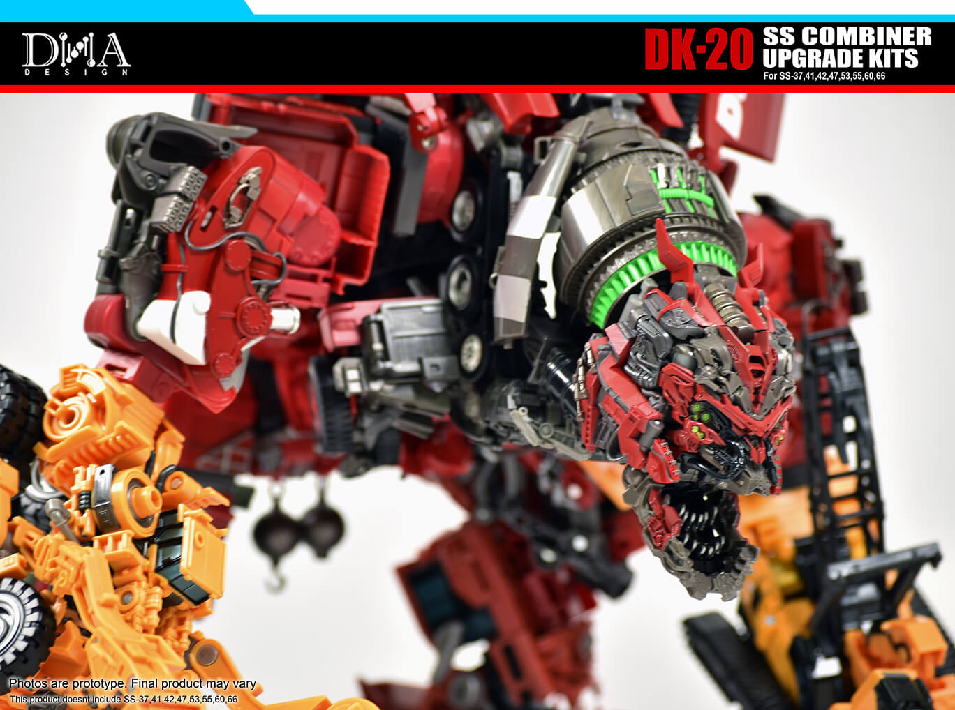DK-20 Upgrade Kit for Transformers Studio Series 69 Devastator Set of 8 ...