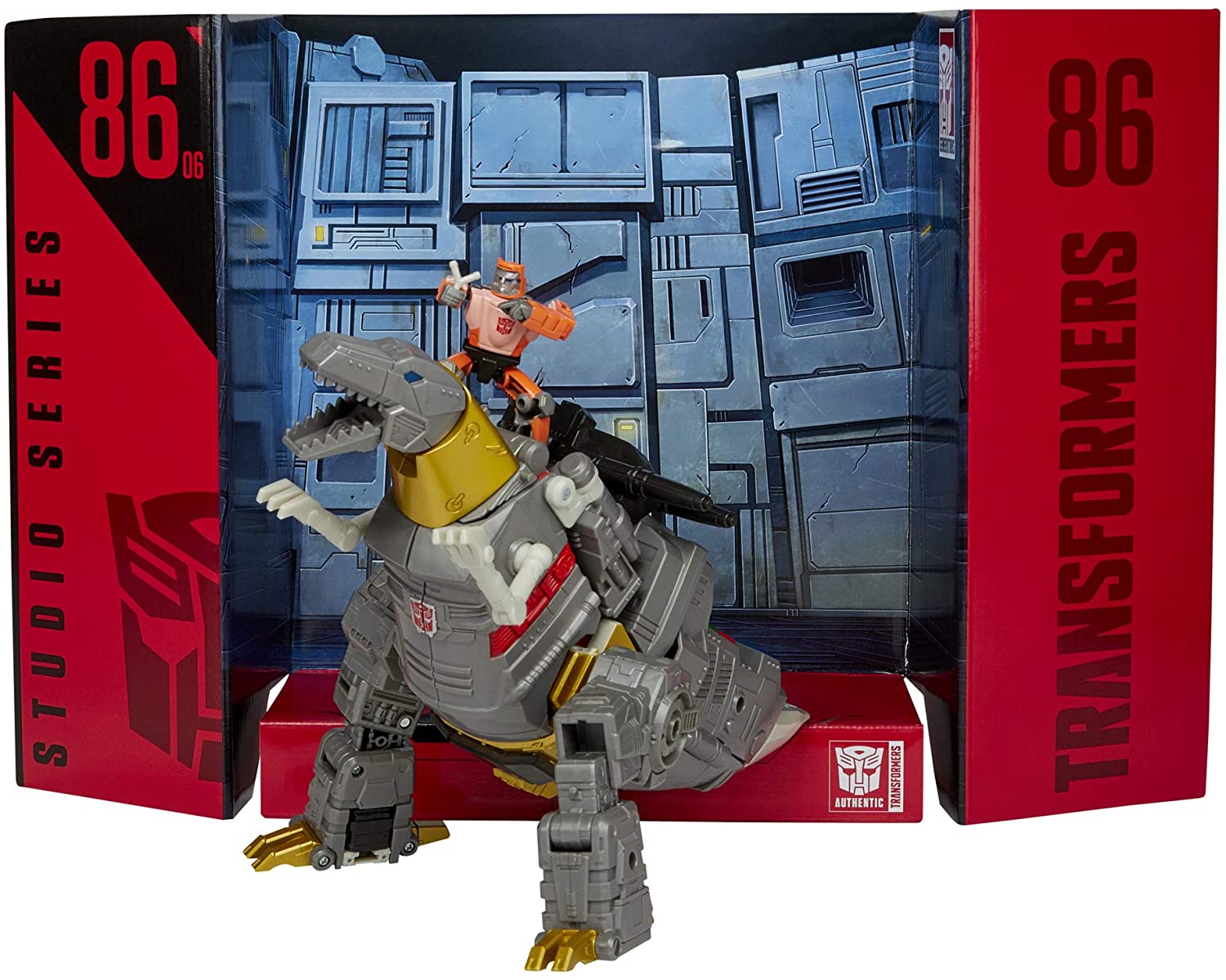 86-06 Grimlock and Wheelie | Studio Series 86 Transformers Figure | Toygeek