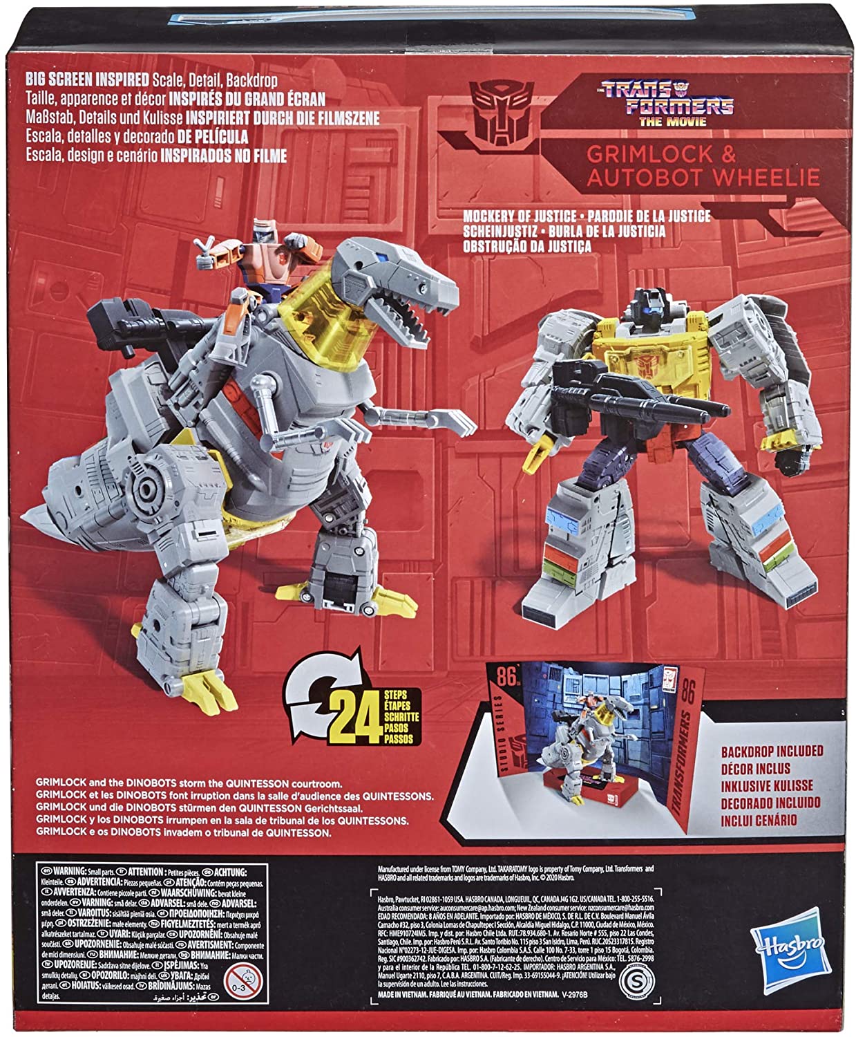 86-06 Grimlock and Wheelie | Studio Series 86 Transformers Figure | Toygeek